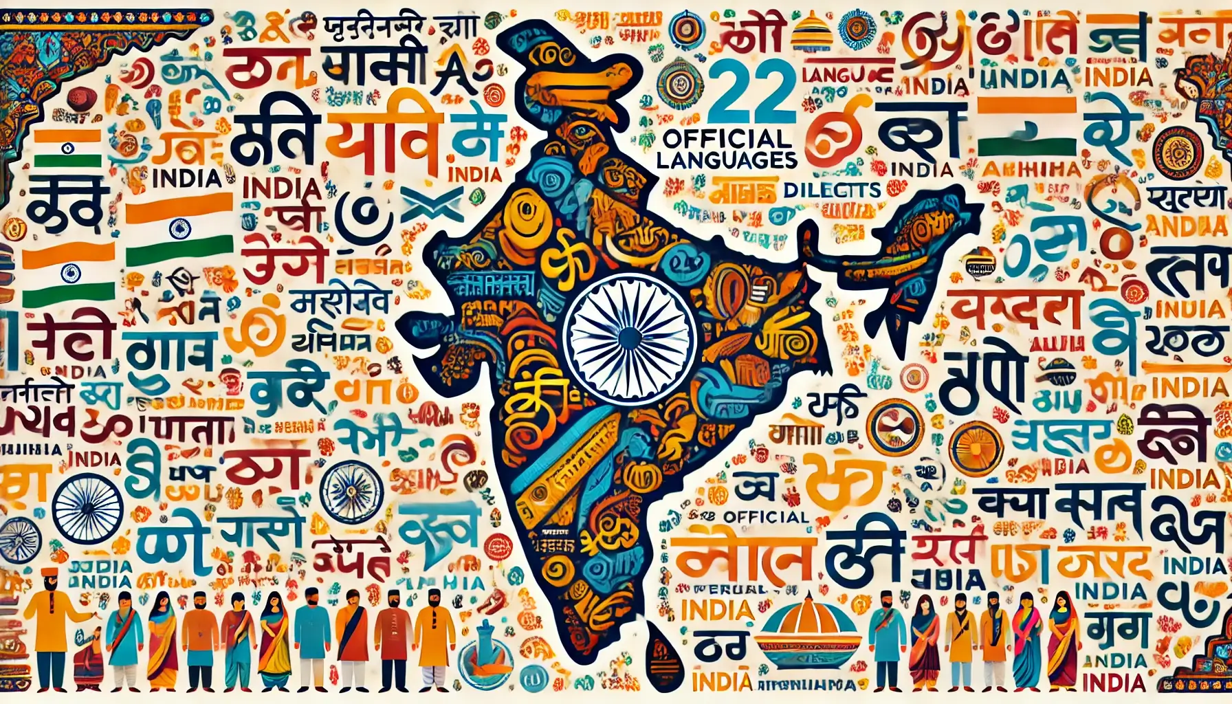 India's Linguistic Diversity: 22 Official Languages and 1,600 Dialects ...